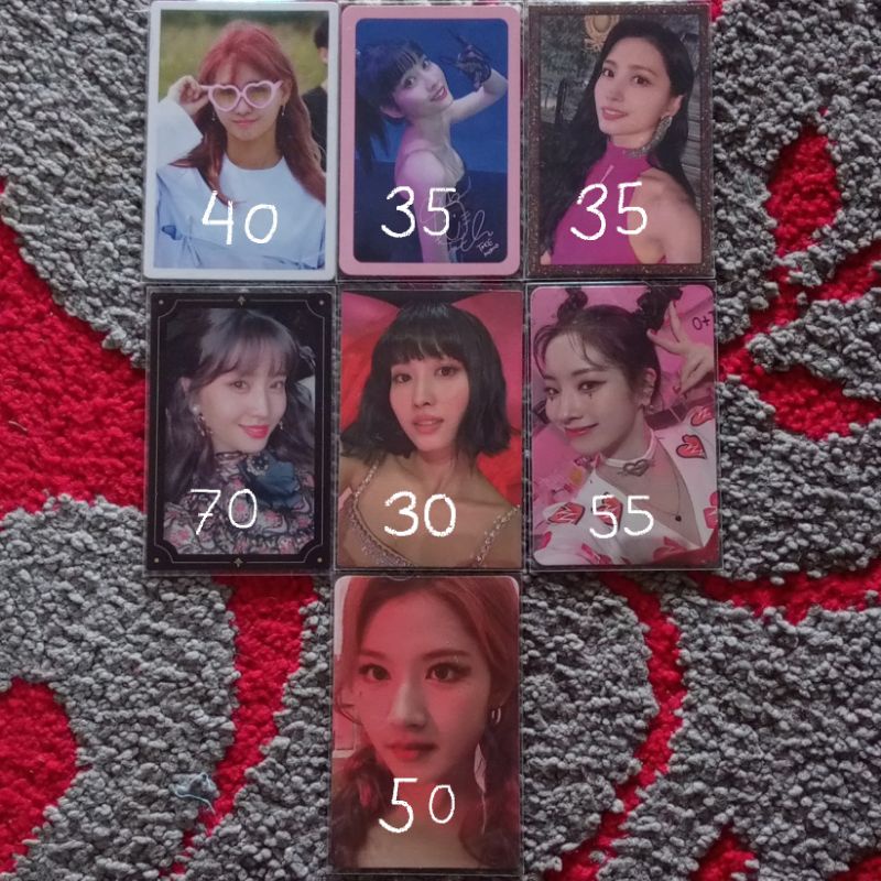 Jual wts pc photocard twice nayeon jeongyeon momo sana jihyo mina dahyun chaeyoung tzuyu signal ...