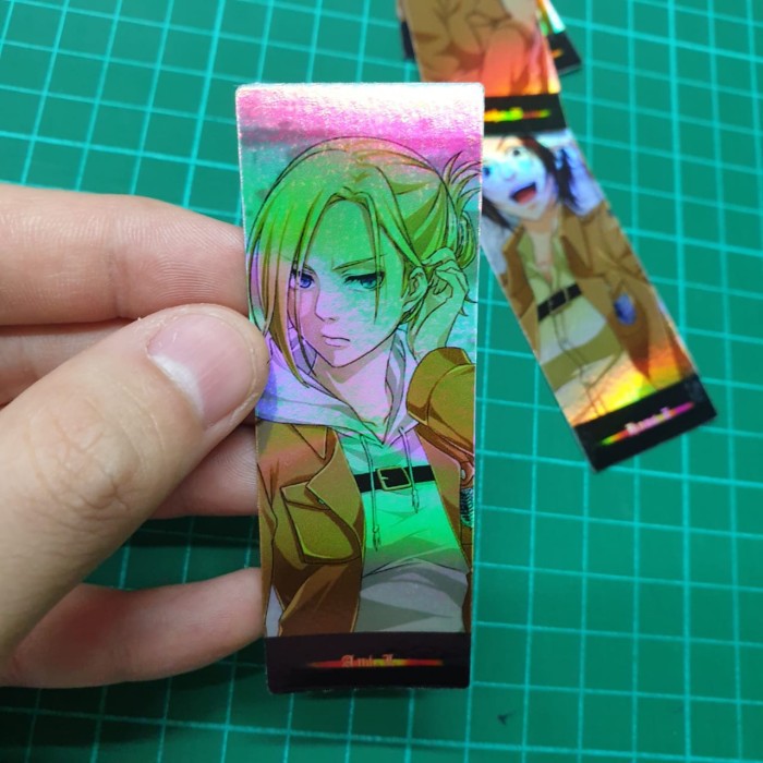 Jual Sticker Anime Slap - S0166 - Attack On Titan - Annie Leonhart ...