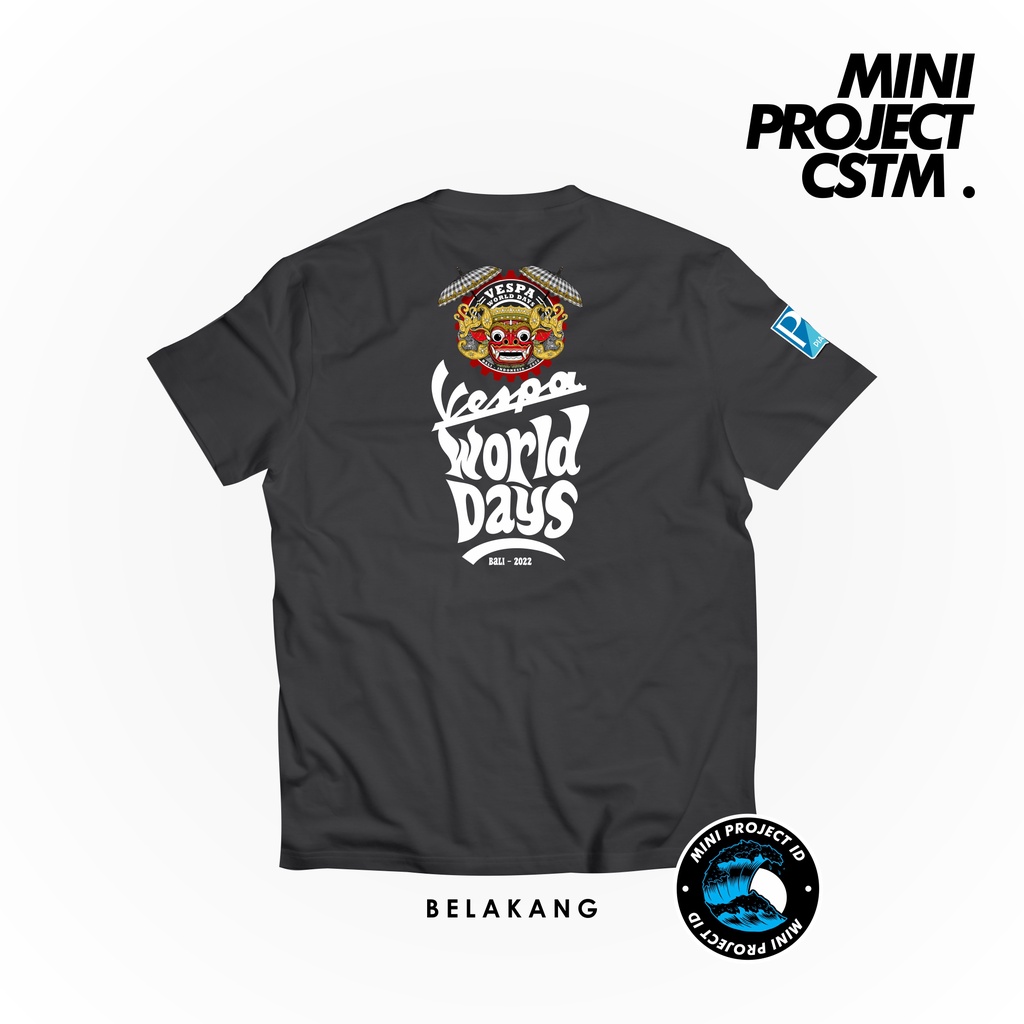 Jual CUCI GUDANG COD FREE STICKER 1 PAKET KAOS EVENT ACARA VESPA WORLD ...