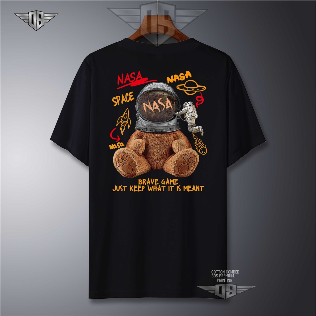 Jual Onesimos Kaos Distro NASA Cotton Combed 30s Premium Tulisan Japan ...