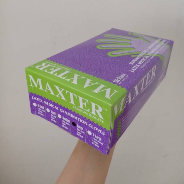 Jual Maxter Latex Gloves | Shopee Indonesia