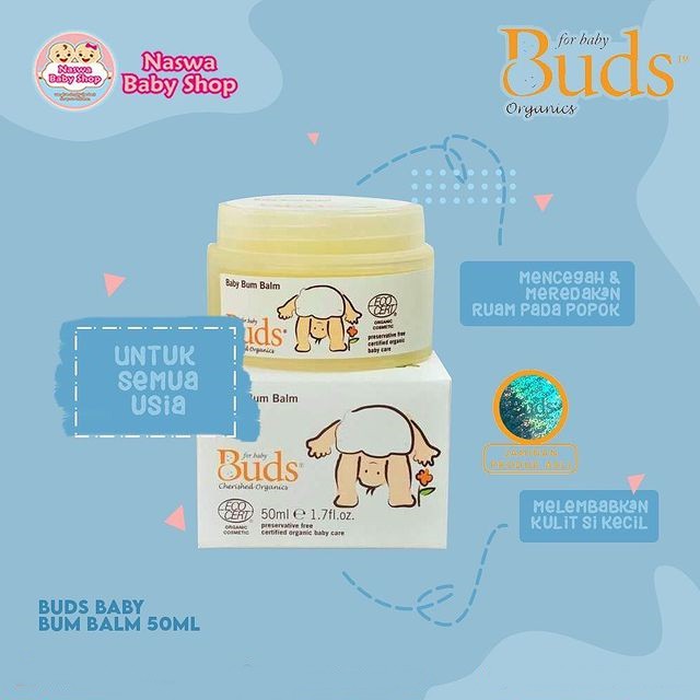Jual Buds Organic Baby Bum Balm 50ml | Shopee Indonesia