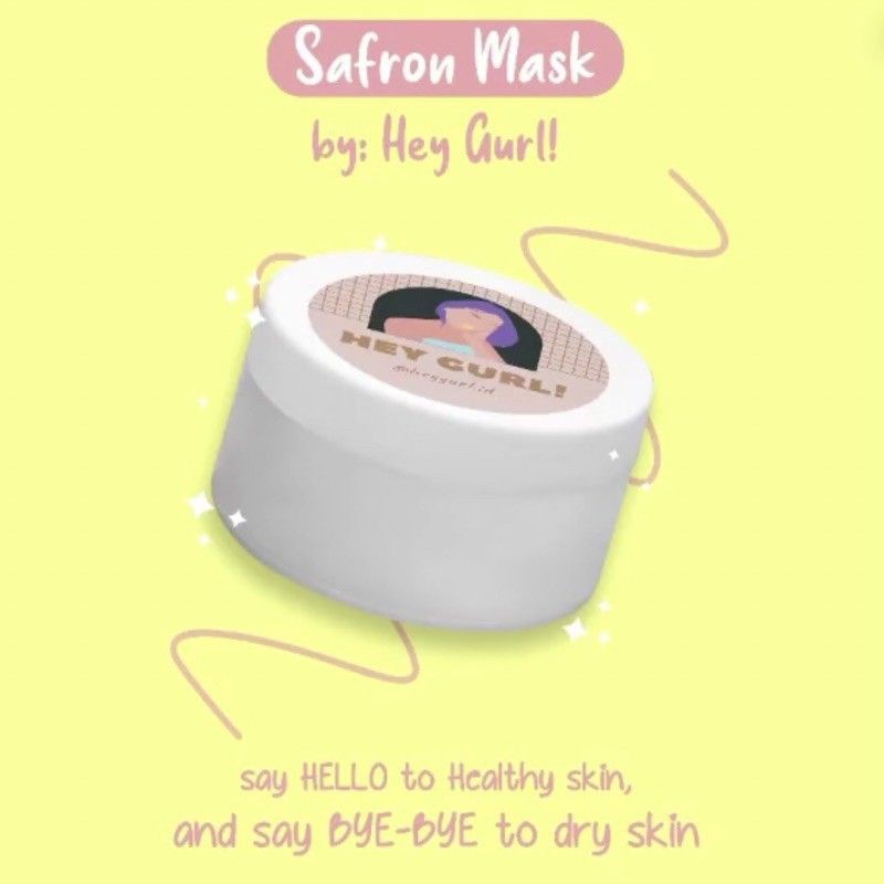 Jual SAFRON MASK BY HEY GURL (ORIGINAL) | Shopee Indonesia