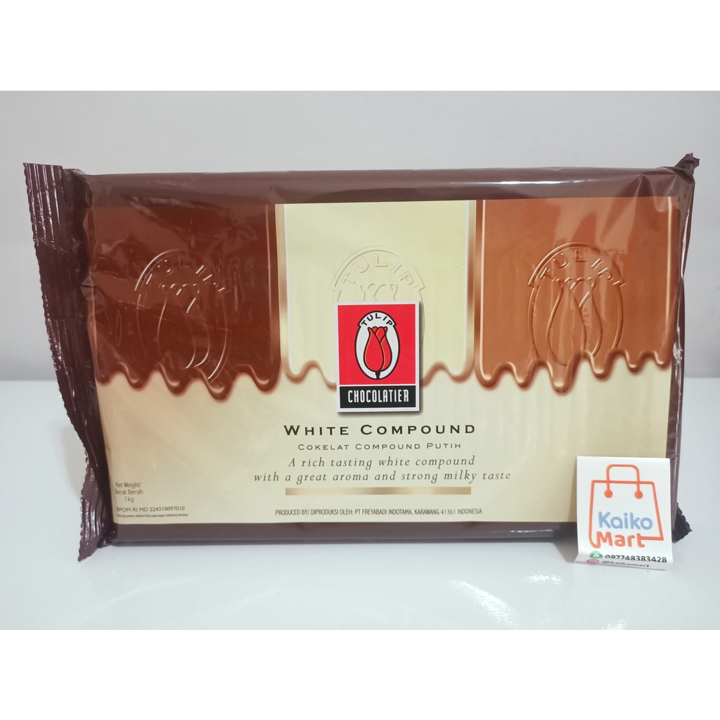 Jual Tulip White Compound Chocolate 1Kg | Shopee Indonesia