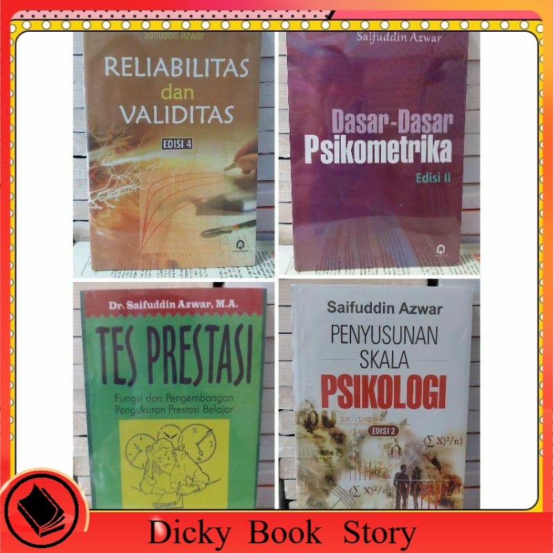Jual BUKU TES PRESTASI + PENYUSUNAN SKALA + PSIKOMETRI + VALIDITAS BY ...