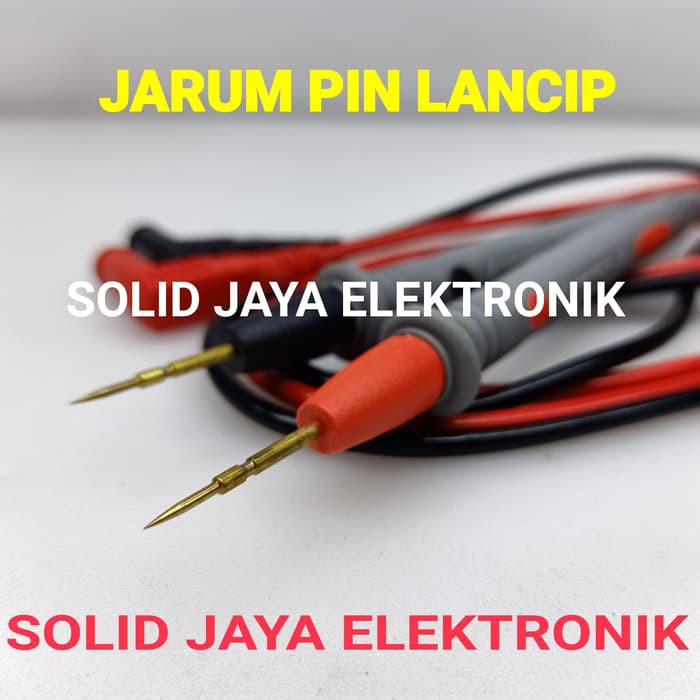 Jual KABEL TESTER JARUM LANCIP PIN KABEL PROBE MULTITESTER AVOMETER AVO ...