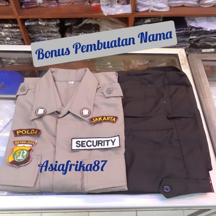 Jual Seragam Setelan Baju Seragam Security Satpam Pdl Terbaru | Shopee ...