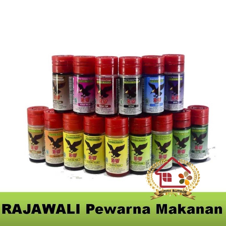 Jual (15 ml) RAJAWALI Pewarna Makanan Cap Rajawali Botol Pewarna Kue ...
