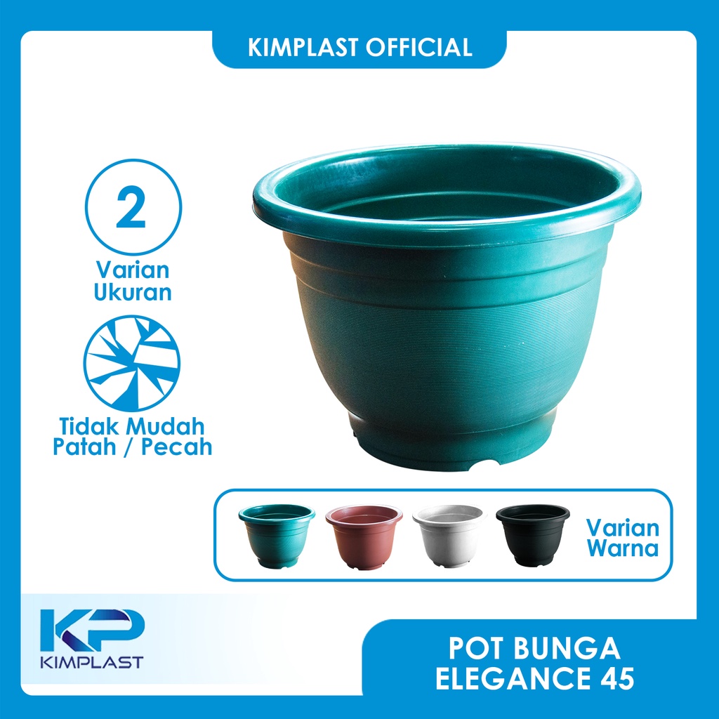 Jual KIMPLAST Pot Bunga 45 cm / Pot Tanaman / Pot Hiasan / Pot Plastik ...