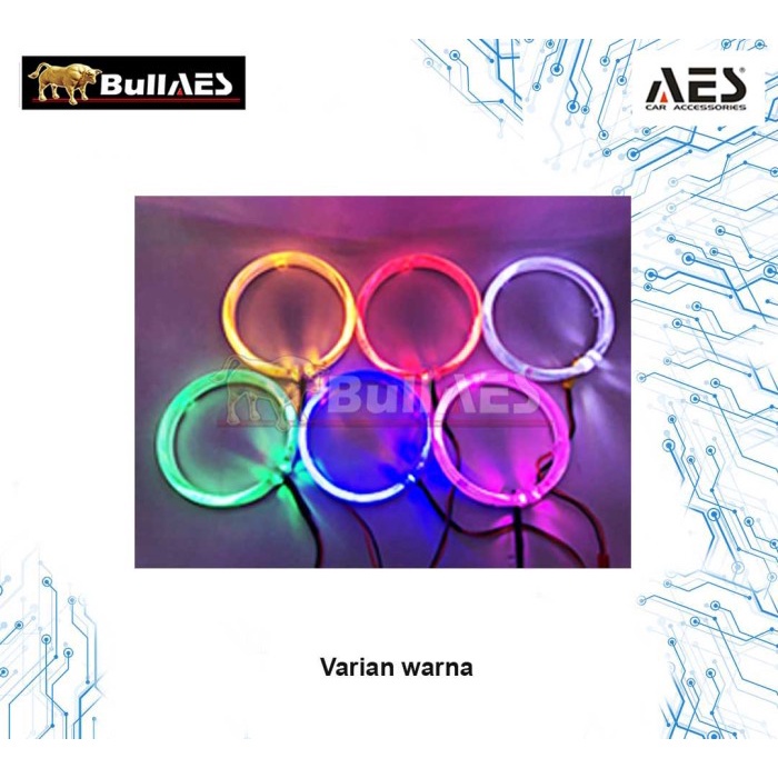 Jual Angel Eye Ring Kristal DUAL WARNA Halo Ring 100 MM Merk AES ...