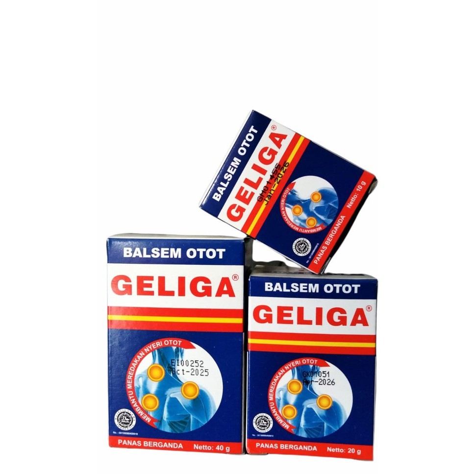 Jual Balsem Otot Geliga / 10 gr / 20 gr / 40 gr - Variant - 10g ...