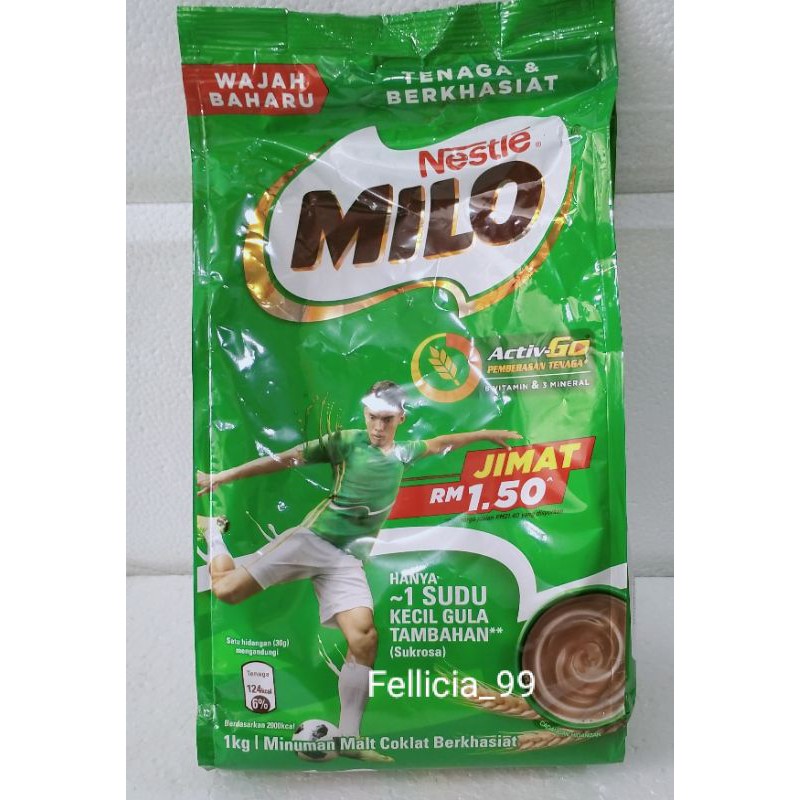 Jual MILO 1 KILO ( ASLI DARI MALAYSIA) | Shopee Indonesia