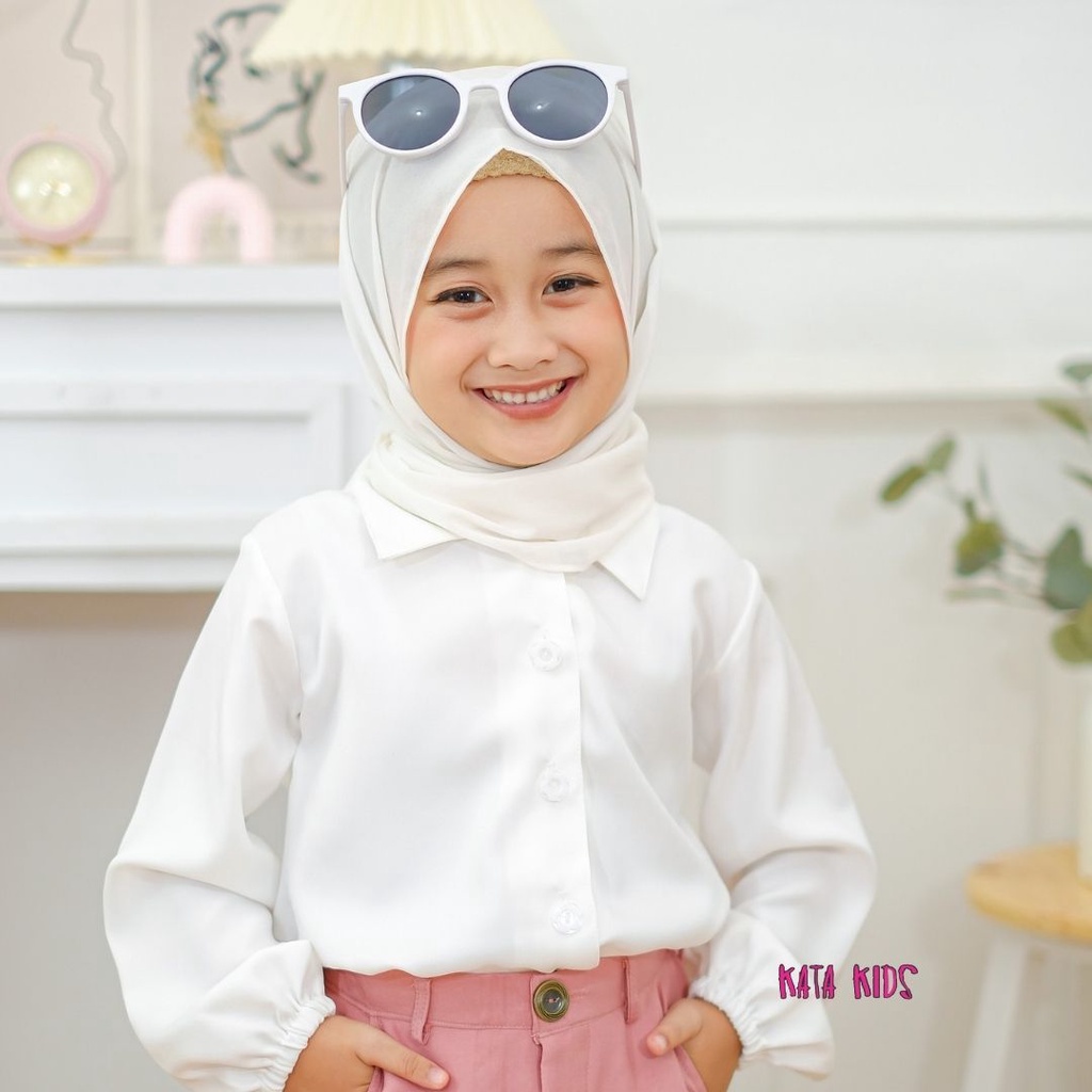 Jual Dealova Kemeja Anak Perempuan kekinian 2-12 tahun Atasan Anak ...