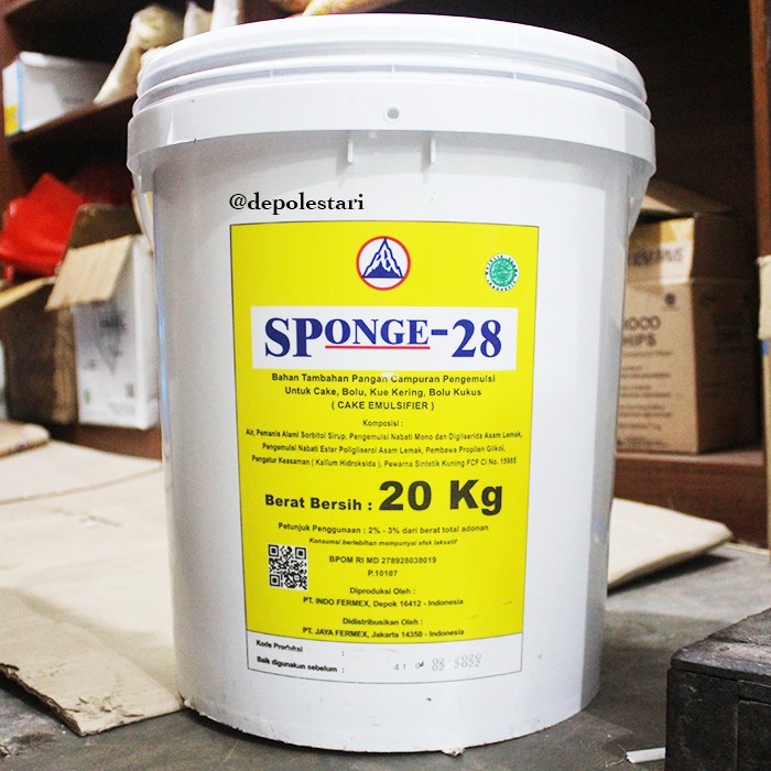 Jual SP28 (Sponge 28) 100gr, 250gr, 500gr, 1KG | Shopee Indonesia
