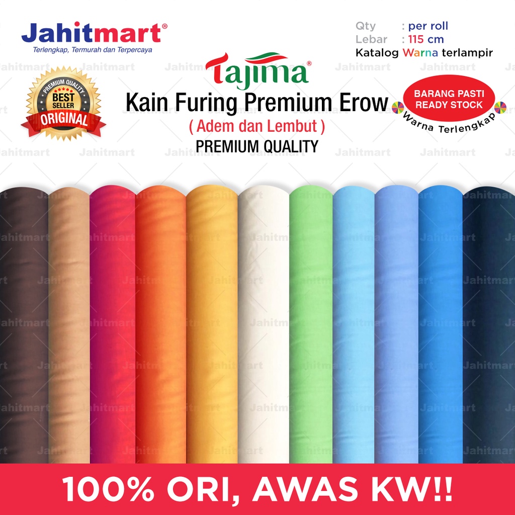 Jual Kain Furing Pemium Erow Merk TAJIMA - Roll | Shopee Indonesia