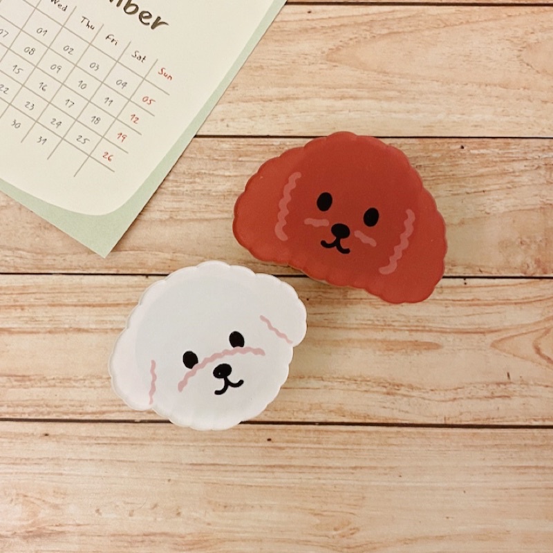 Jual Pop Socket Phone Holder White Bichon Sehun EXO Anjing Korea ...