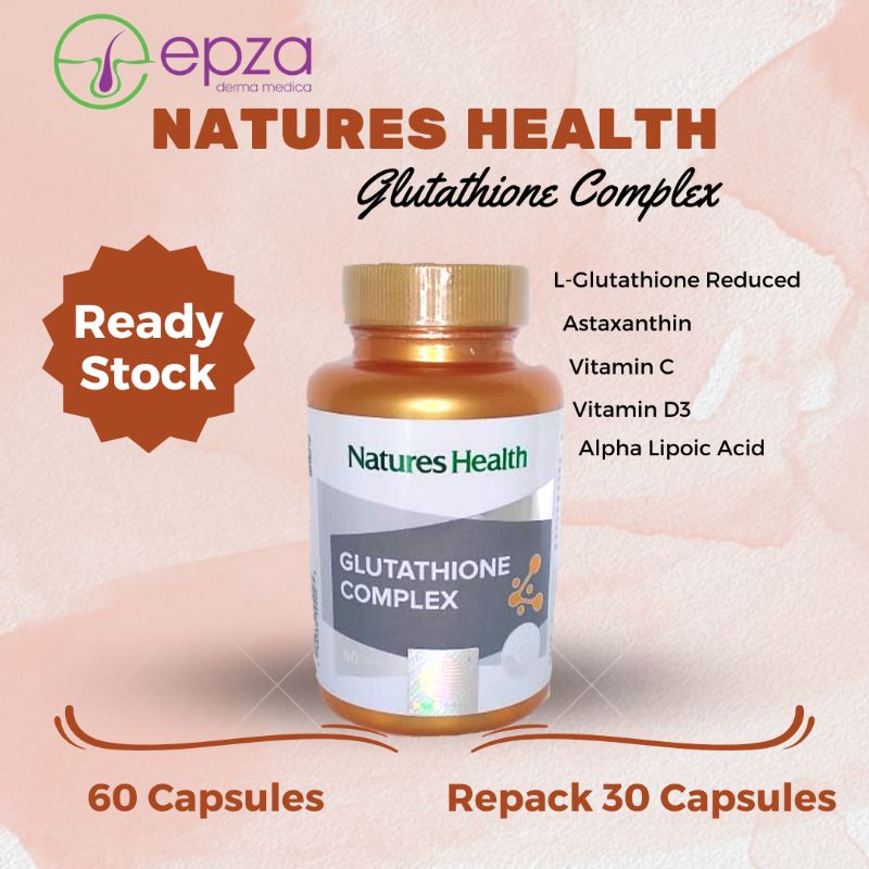 Jual NATURES HEALTH GLUTATHIONE COMPLEX | Shopee Indonesia