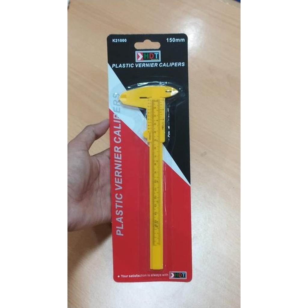 Jual Stok Terbatas HDT Jangka sorong Manual plastik 150mm caliper ...