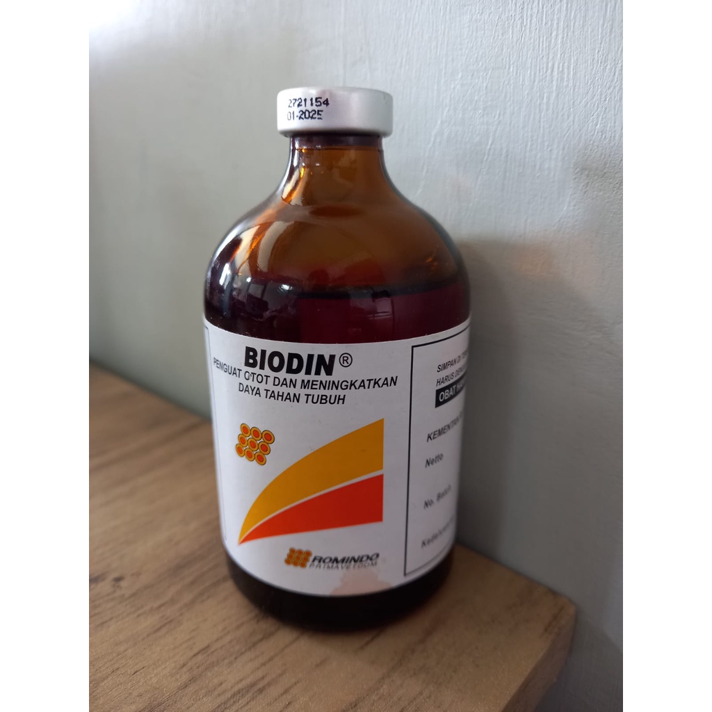 Jual BIODIN 100 ml Penguat otot dan meningkatkan daya tahan tubuh ...