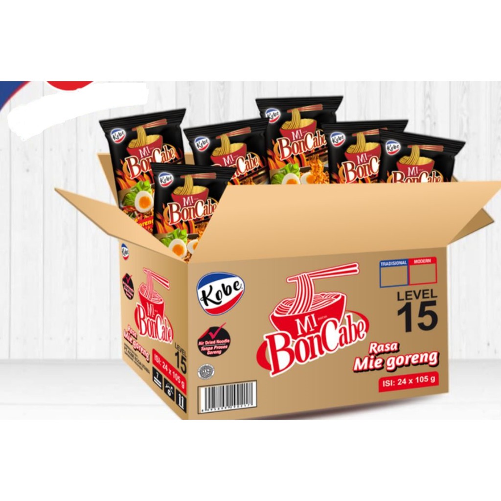 Jual Mie Bon Cabe Level 15 Mie pedas Mie pedas fenomenal Indonesia (per ...