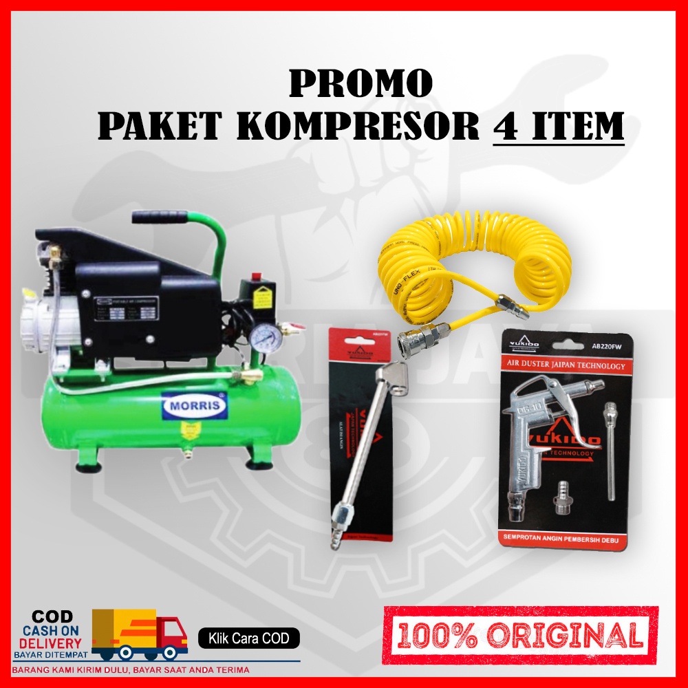 Jual PROMO BISA COD!! PAKET TUKANG CAT LENGKAP! / KOMPRESOR BENGKEL ...