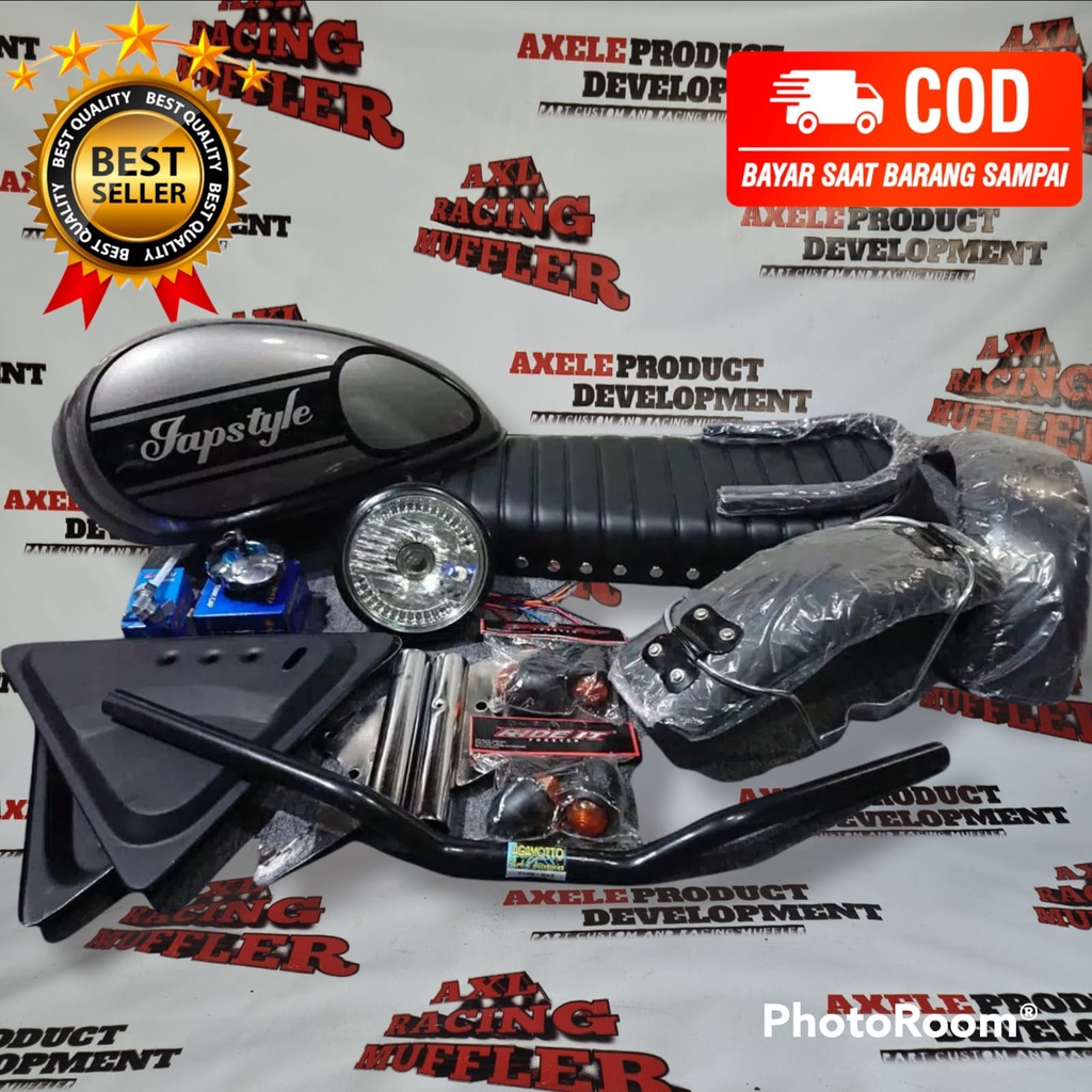 Jual BODY SET JAPSTYLE SCRAMBLER TANGKI CUSTOM JAPSTYLE FULL SET TANGKI ...