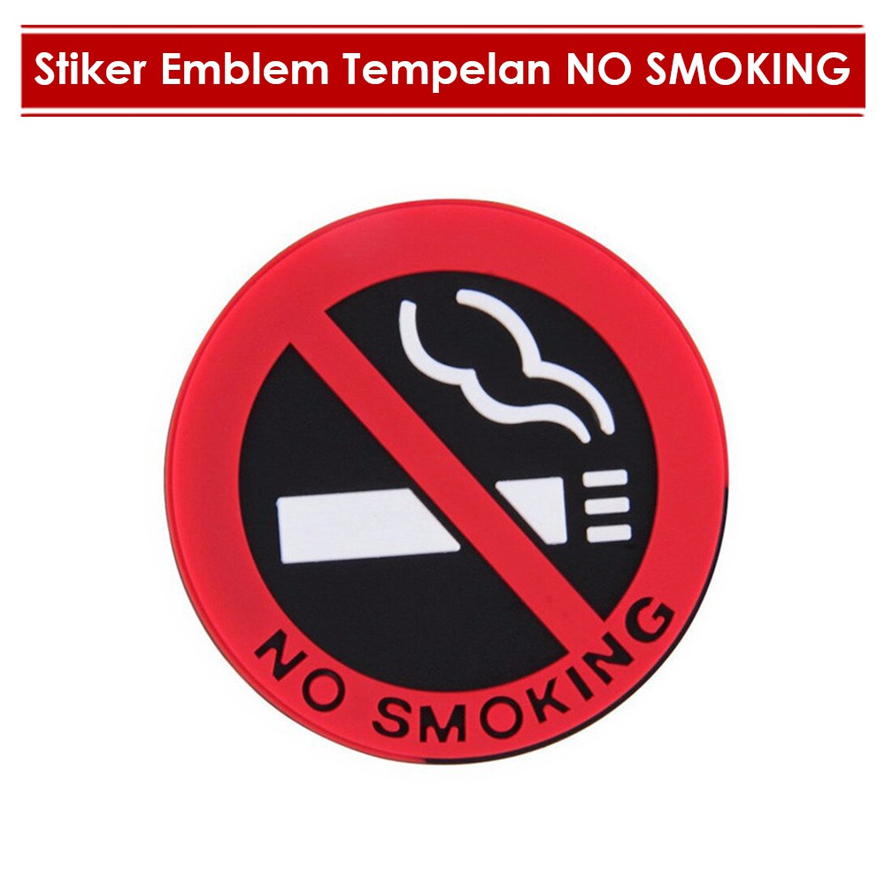 Jual Stiker NO SMOKING Dilarang Merokok GLX | Shopee Indonesia