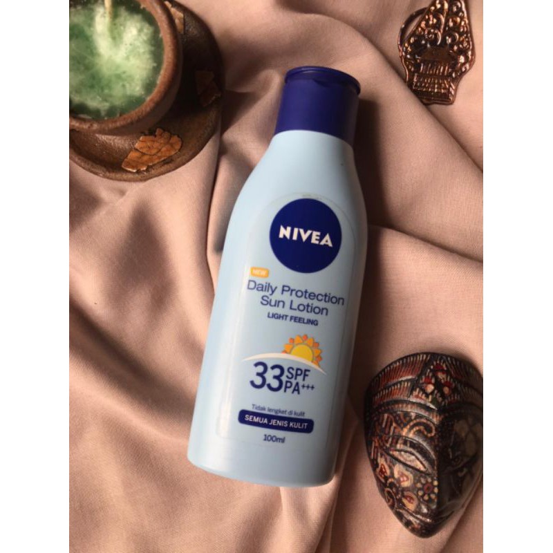 Jual NIVEA DAILY PROTECTION SPF 33 SPF 25 PA+++ 100ml | Shopee Indonesia