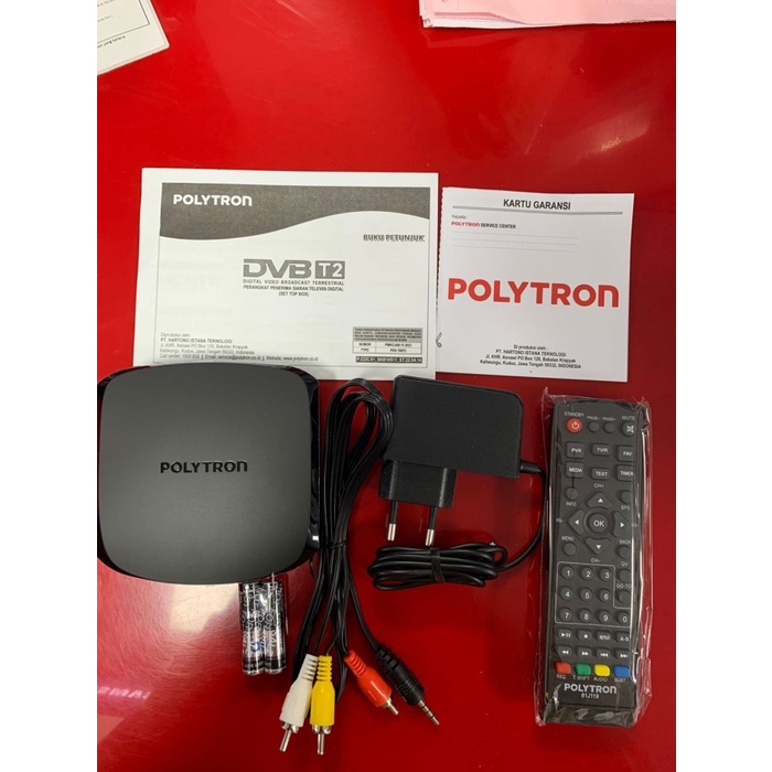 Jual SET TOP BOX POLYTRON DVB PDV 700T2 antena Tv digital LED LCD ...