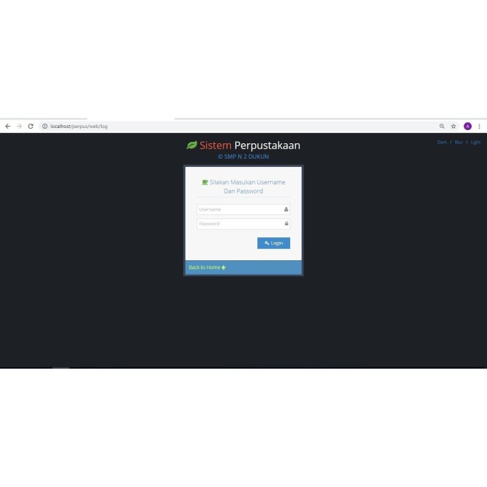 Jual PROMO Software Sistem informasi Perpustakaan Codeigniter / Source ...