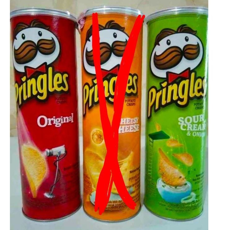 Jual pringles ukuran jumbo berat 107 gr | Shopee Indonesia