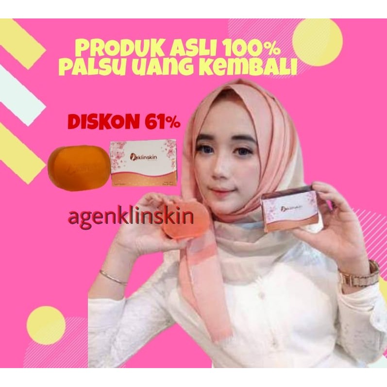 Jual ( COD ) SABUN KLINSKIN ORIGINAL MENGHALUSKAN TEKSTUR KULIT (BONUS HANDUK/SPONS) | Shopee ...