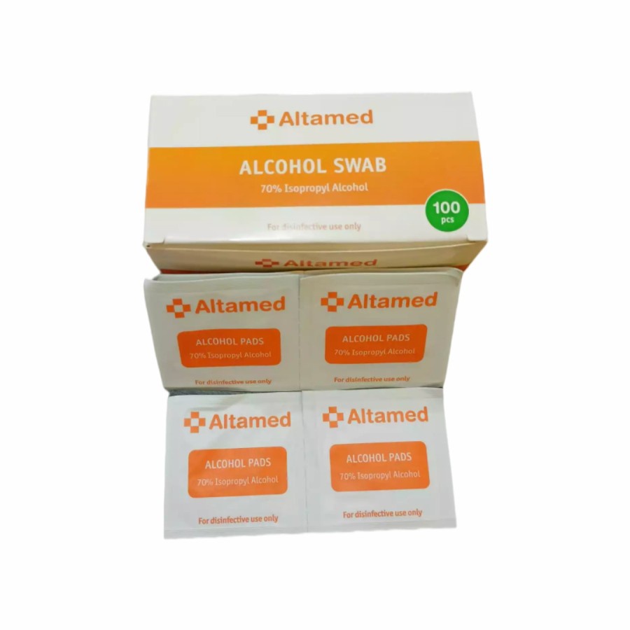 Jual Alcohol Swab Altamed isi 100 pcs | Shopee Indonesia
