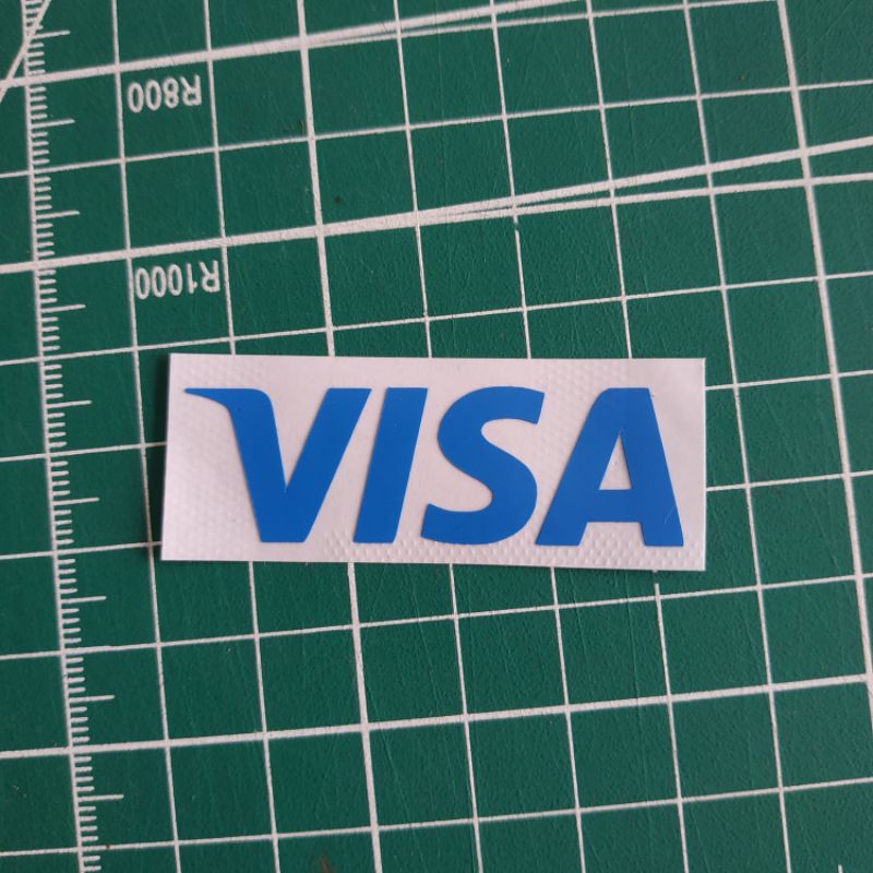 Jual cutting sticker lambang logo visa | Shopee Indonesia