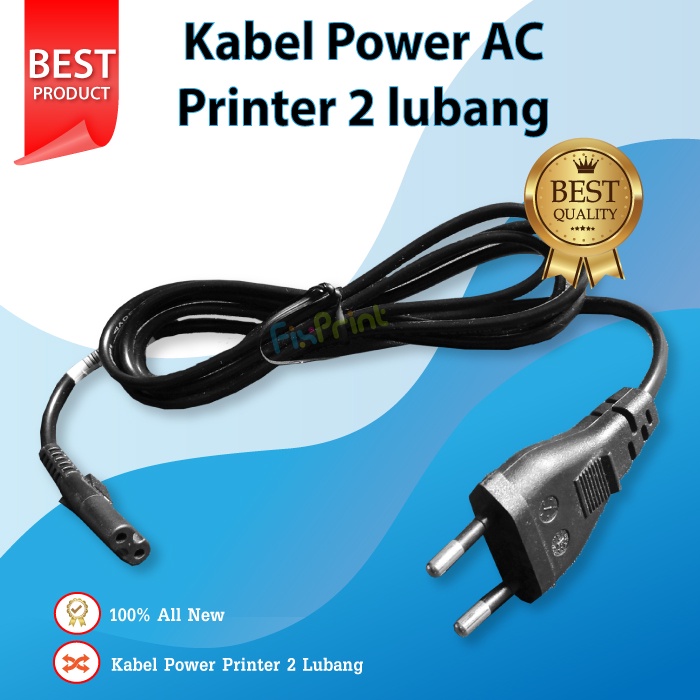 Jual Kabel Power Listrik 2 lubang utk Tape Radio PS Printer AC Cord ...