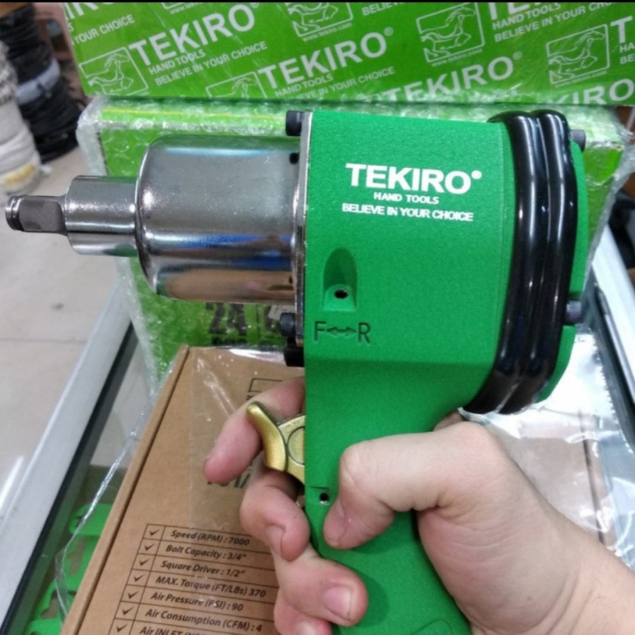 Jual Tekiro Air Impact Wrench 1/2 Inch Heavy Duty Alat Mesin Bor Angin ...