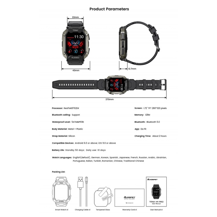 Jual Lucky sansan sale KOSPET TANK M1 PRO Rugged Outdoor Bluetooth ...