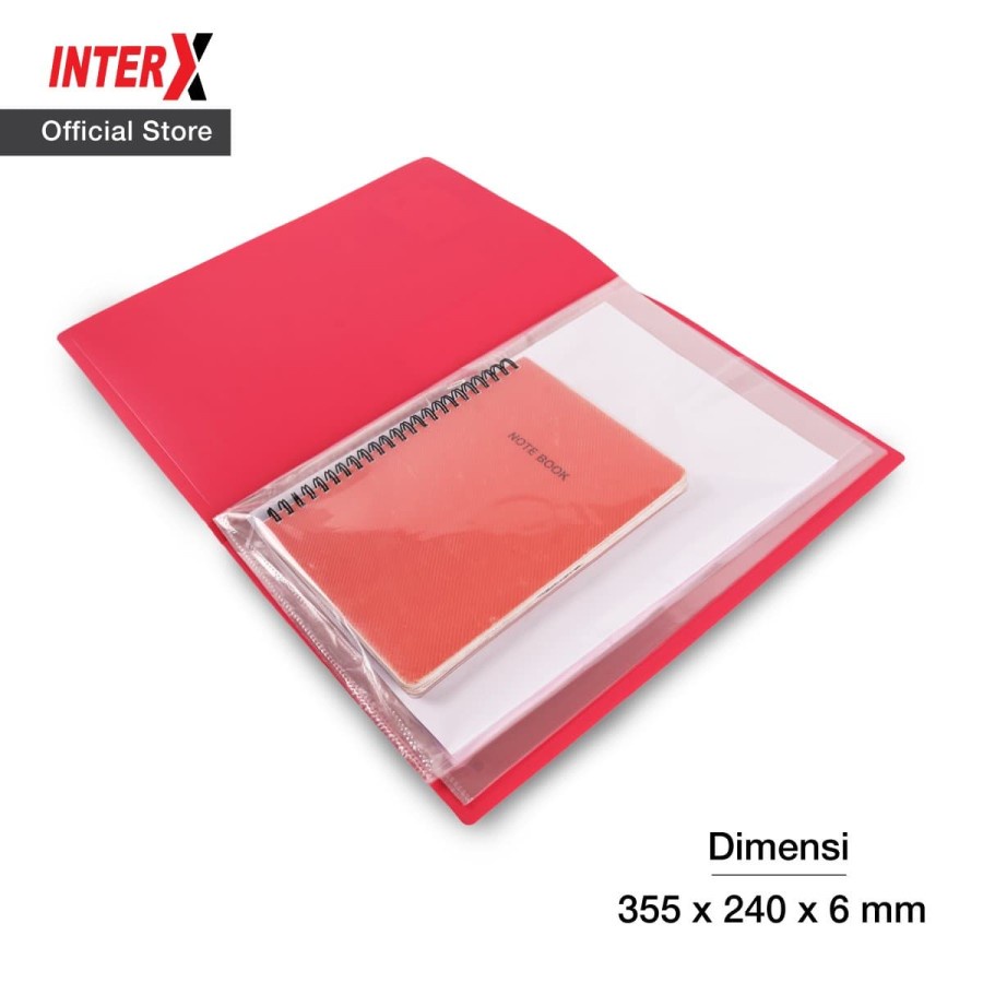 Jual Clear holder 20 lembar FOLIO F4 / dokumen keeper folio F4 folder ...