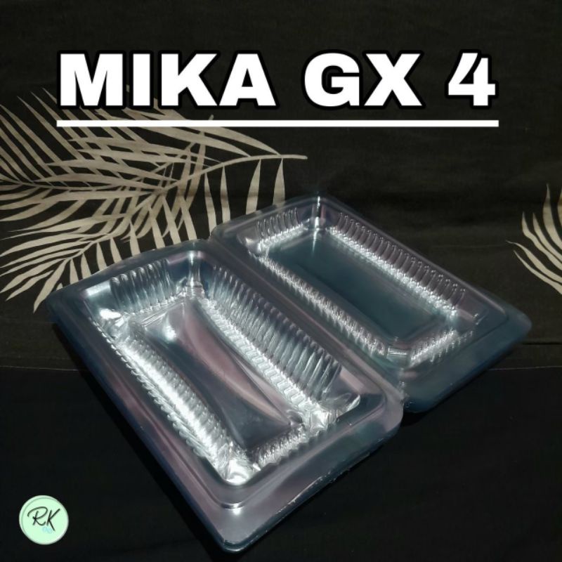 Jual BOX MIKA PLASTIK GX 4 ISI 100 PCS / BOX MIKA PLASTIK BENING KUE ...