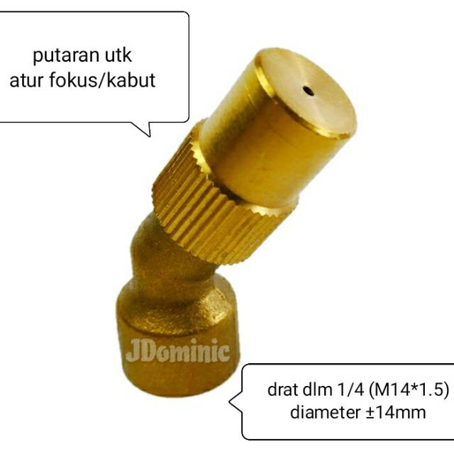 Jual nozzle head - ujung kepala tip tips semprotan semprot hama gendong ...