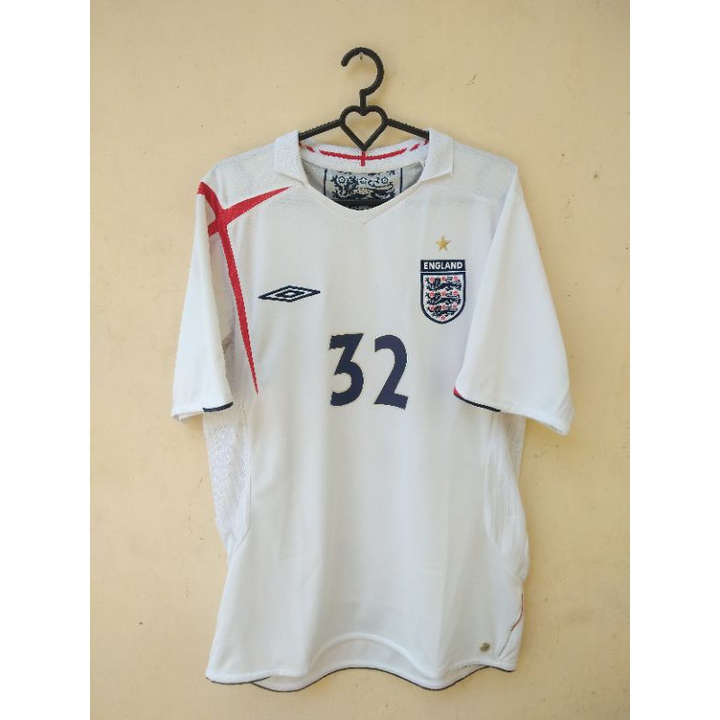 Jual Jersey England Home World Cup 2006 Original Umbro | Shopee Indonesia