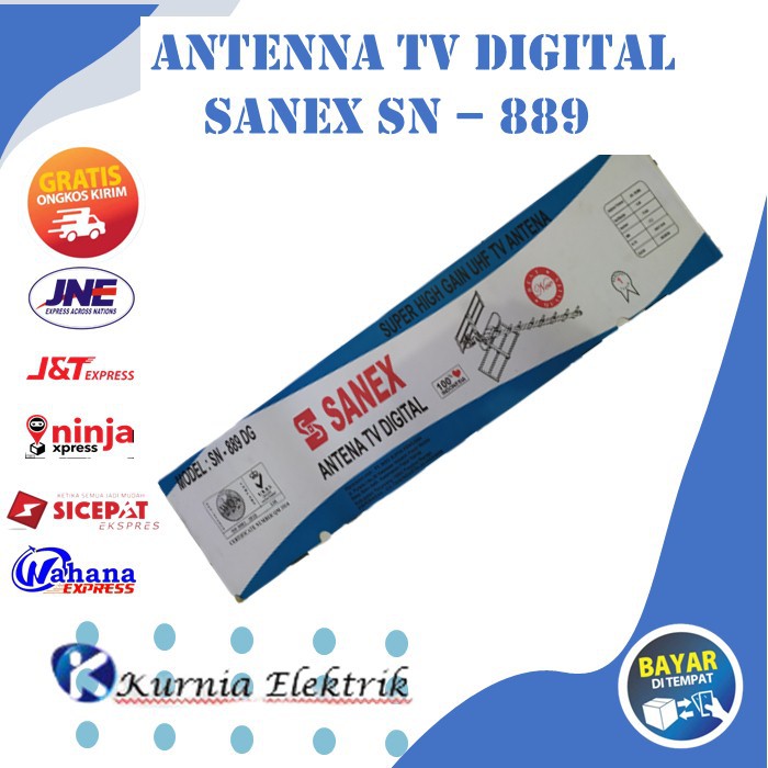 Jual Antena TV Digital Daya Tangkap Sinyal TV Kuat SN 889 DG 91a5 ...