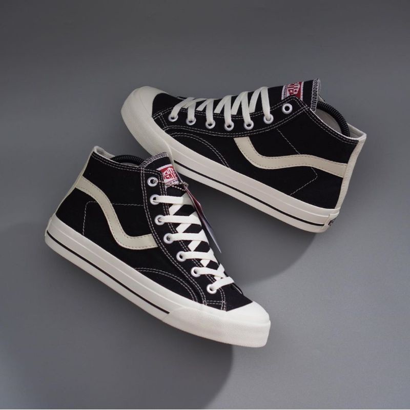 Jual Sepatu ventela public Black natural high low Original sepatu vantella | Shopee Indonesia