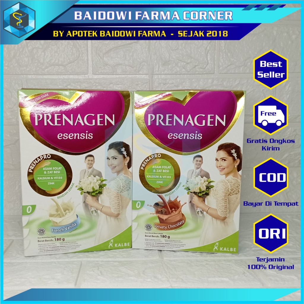 Jual PRENAGEN ESENSIS / SUSU PROGRAM HAMIL (PROMIL) RASA VANILA/COKLAT ...