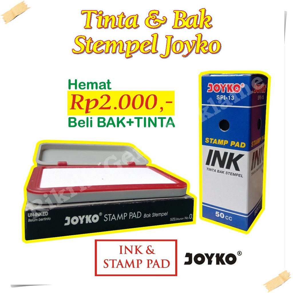 Jual Stamp Pad Joyko Tinta Bak Stempel | Shopee Indonesia