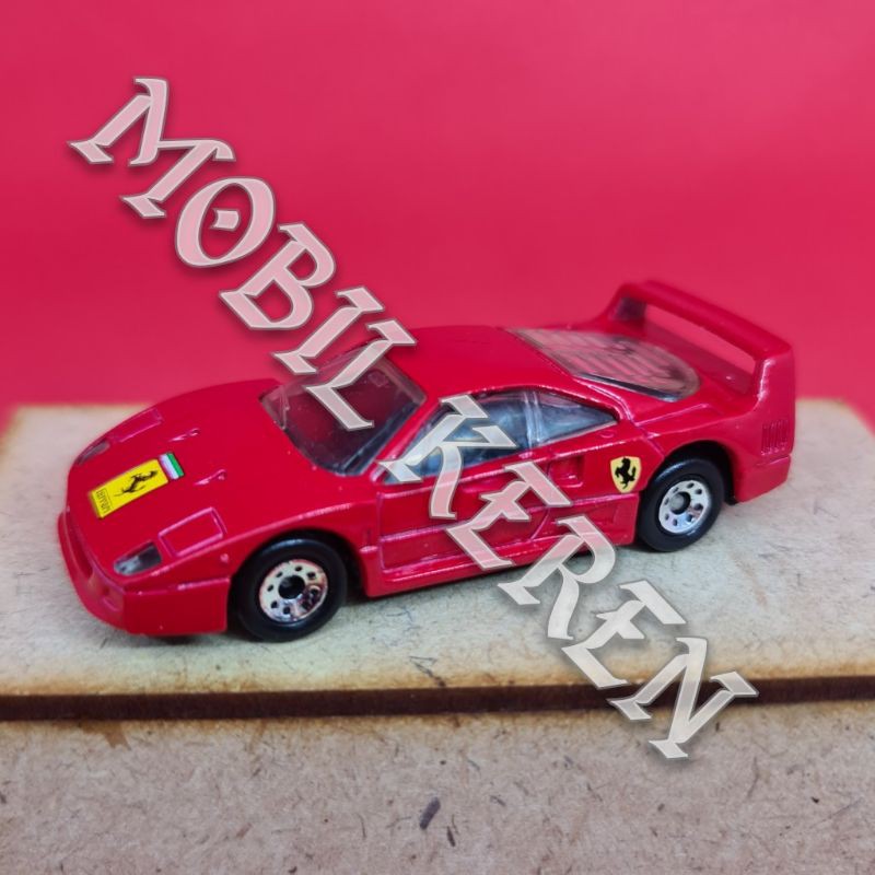 Jual Matchbox Loose 1988 1:59 Ferrari F40 Full Red with Chrome Rims ...