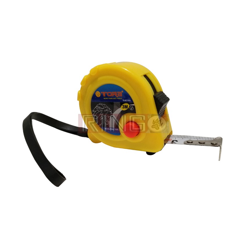Jual Tora Meteran Bodi Kuning / Measuring Tape Yellow Body 3m/19mm TR ...