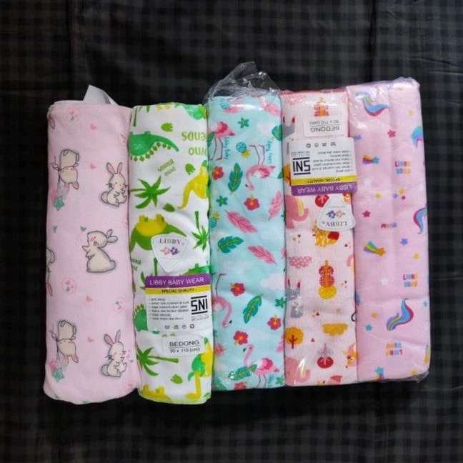 Jual Libby - bedong bayi | bedong polos baby newborn | bedong kaos ...