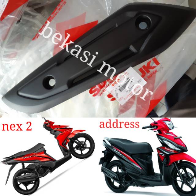 Jual 14781-40J muffler tameng cover knalpot suzuki address nex 2 nex 1 ...