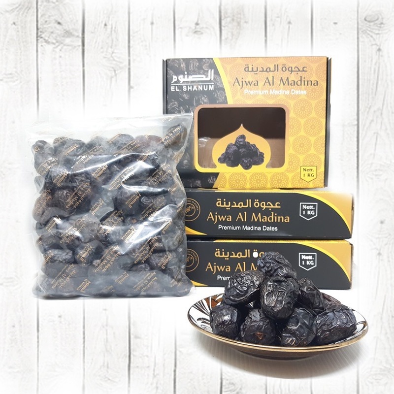 Jual KURMA AJWA ASLI PREMIUM 1BOX ELSHANUM ORIGINAL KURMA AJWA MADINAH ...